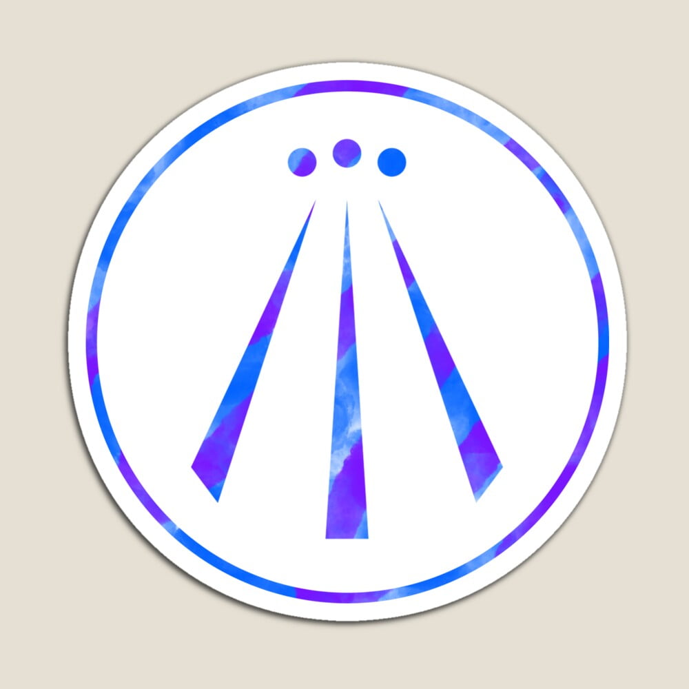 DOPASTICKER Celtic Awen The Three Rays Of Light Sticker Decorative ...