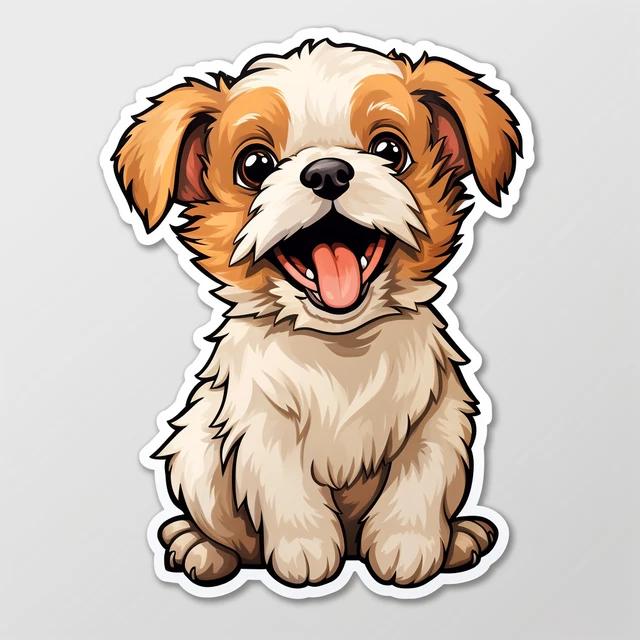 DOPASTICKER Center Point Car Sticker Dog Sticker Phone Sticker, Latop ...