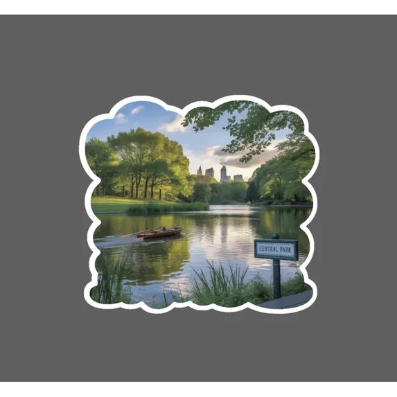 DOPASTICKER Central Park Sticker York City Nature Travel Sticker Phone ...
