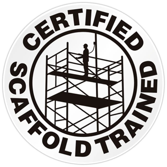 DOPASTICKER Certified Scaffold Trained Sticker Military Soldier Decal ...