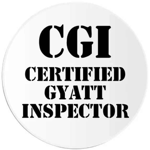 DOPASTICKER Cgi Certified Gyatt Inspector Sticker, Rizz Phone Decal ...