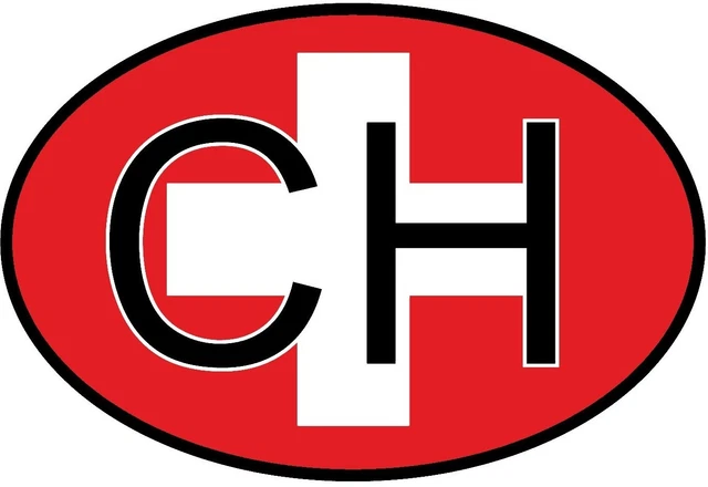 DOPASTICKER Ch Switzerland Country Code Oval With Flag Sticker Laptop ...
