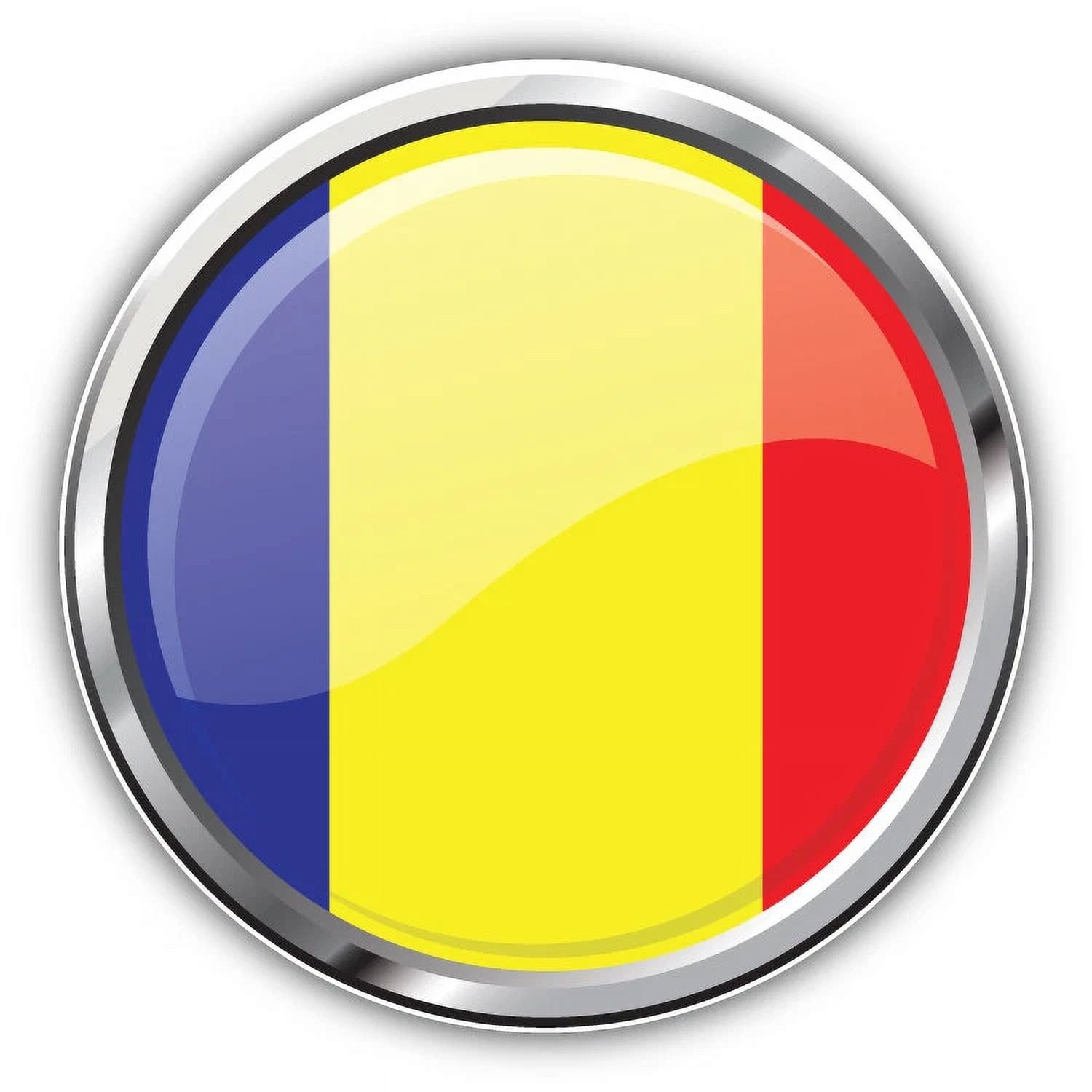 DOPASTICKER Chad Flag Car Bumper Sticker Decal Waterproof Sticker For ...