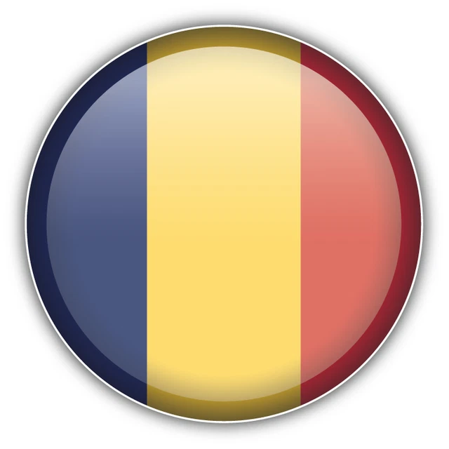 DOPASTICKER Chad Flag Sticker Decal Phone Decal Water Bottle Stickers ...