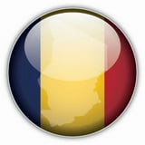 DOPASTICKER Chad Map Flag Sticker Decal Phone Decal Water Bottle ...