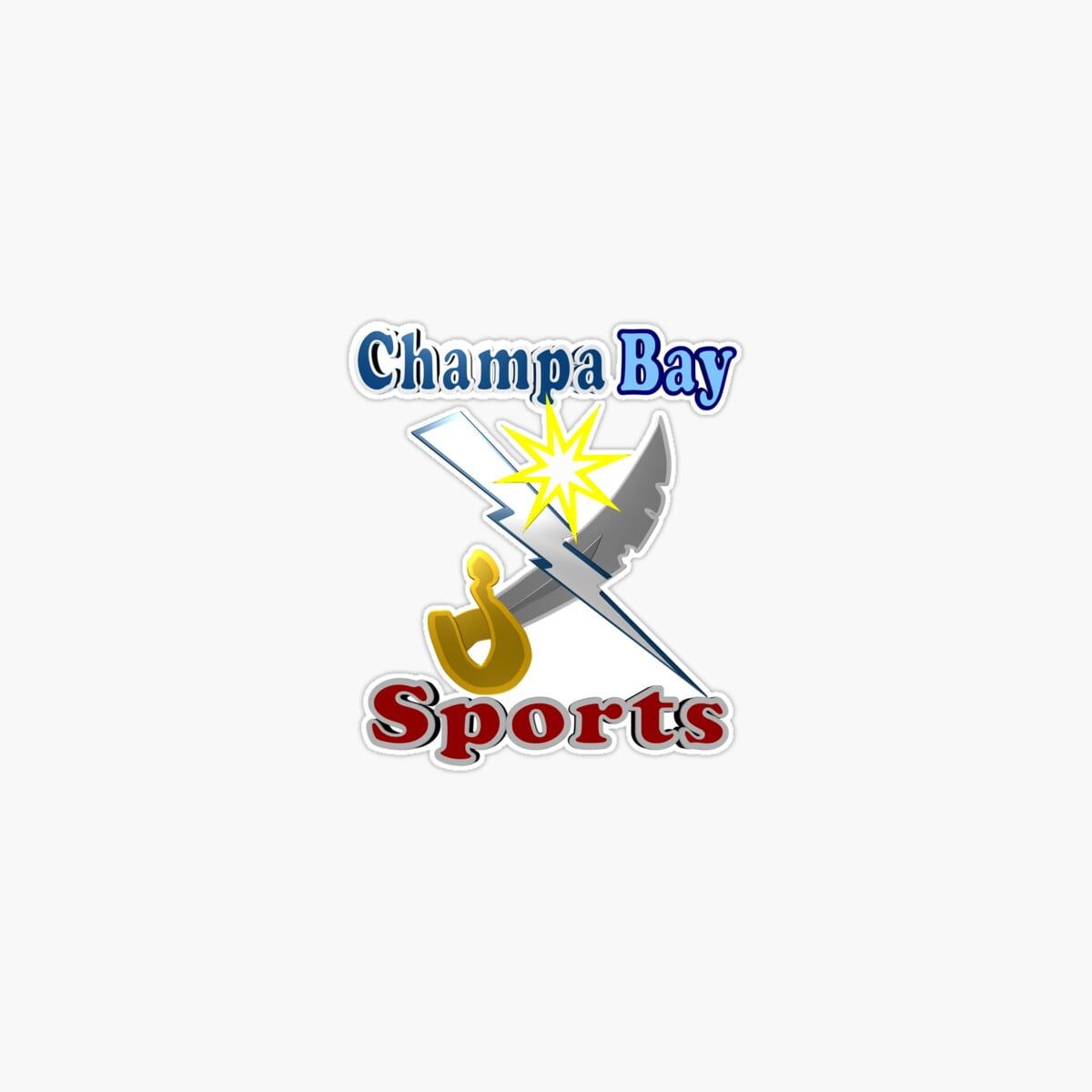 DOPASTICKER Champa Bay Sticker, Phone Sticker Water Bottle Sticker Car ...
