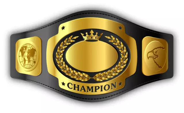 DOPASTICKER Champion Belt Sport Car Sticker Phone Decal Water Bottle ...