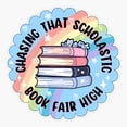 DOPASTICKER Chasing That Scholastic Book Fair High Sticker, Phone ...