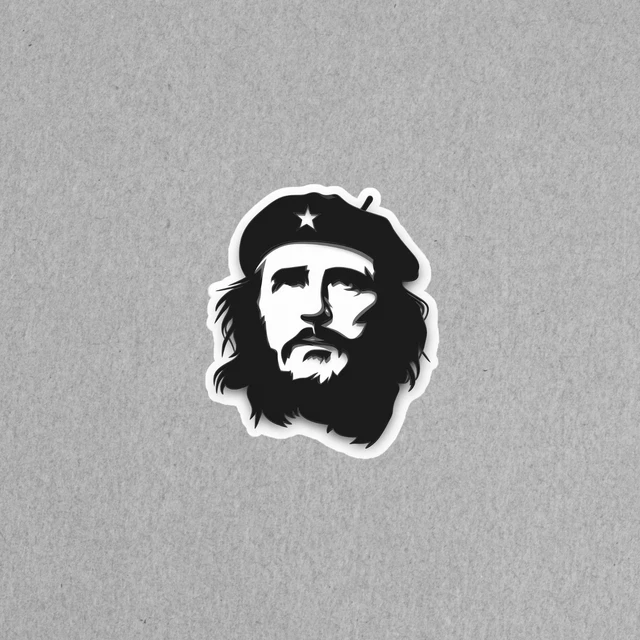 DOPASTICKER Che Guevara Revolution Icon Silhouette Sticker Decal Phone ...