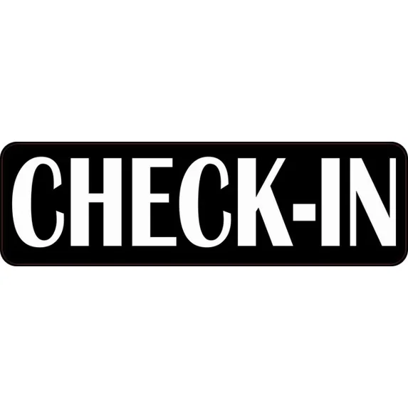 DOPASTICKER Check-In Sticker Phone Sticker, Latop Sticker, Lover Gift ...