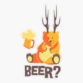 DOPASTICKER Cheers Beer Bear Sticker, Phone Sticker Water Bottle ...