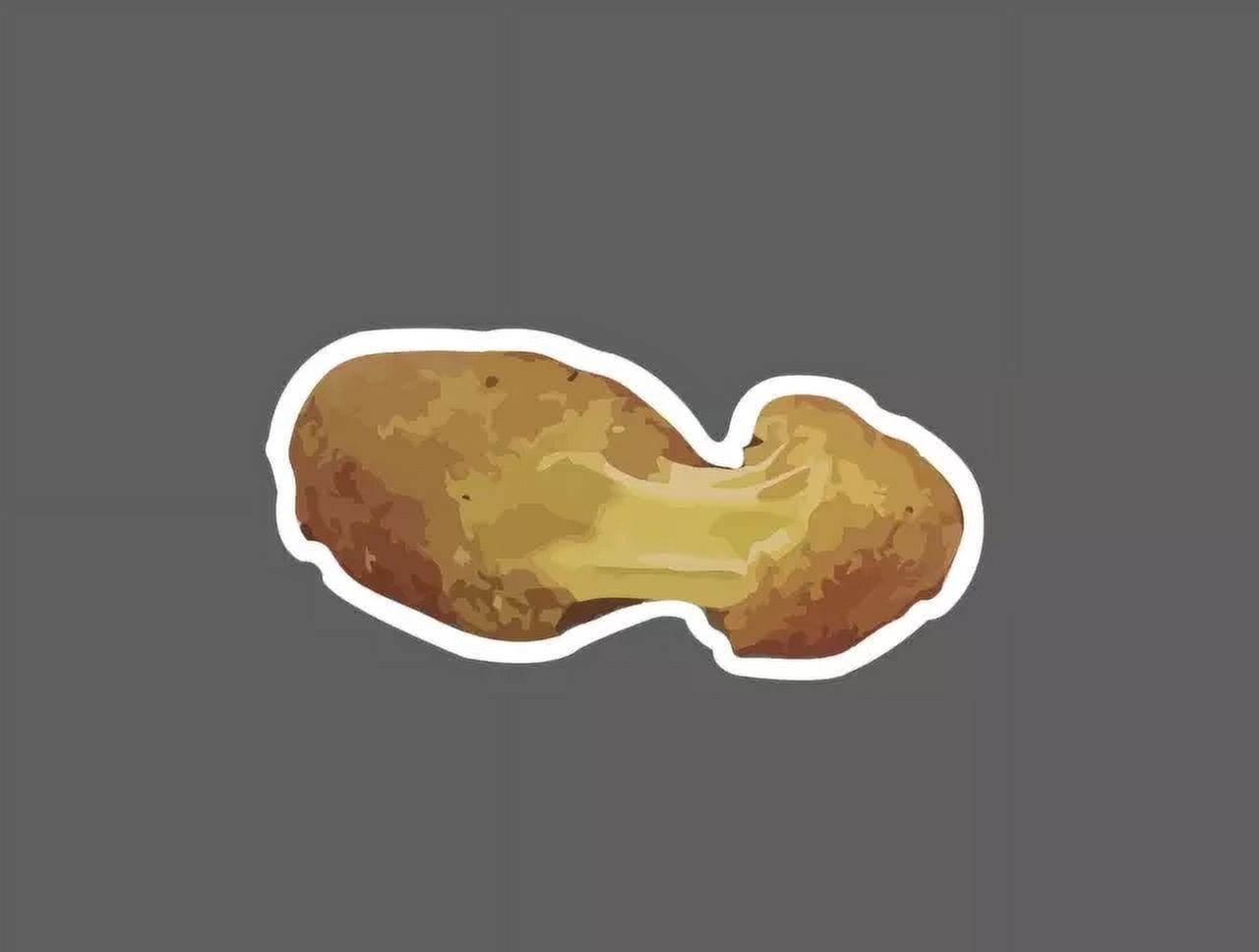 DOPASTICKER Cheese Curd Fresh Cheesy Decorative Laptop, Phone Stickers ...