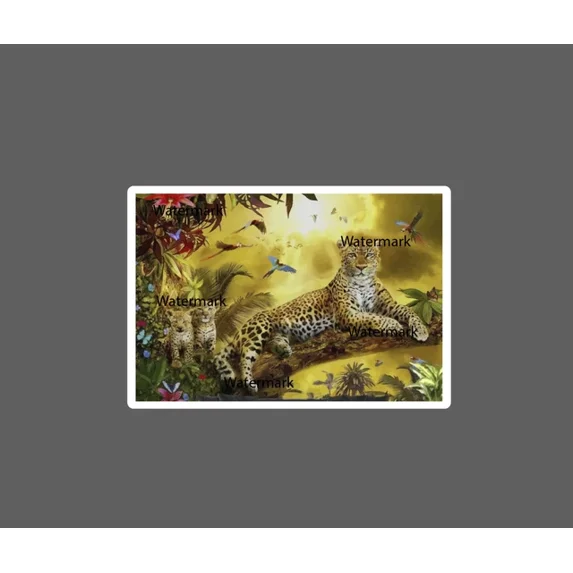 DOPASTICKER Cheetah Mother Sticker Cubs Sticker Phone Sticker, Latop ...