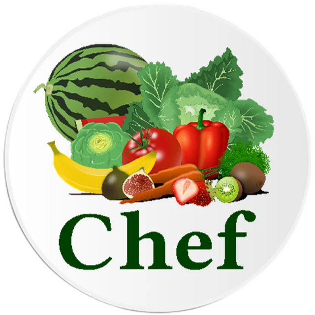 DOPASTICKER Chef Sticker, Fruits And Vegetables Produce Phone Decal ...