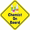 DOPASTICKER Chemist On Board Sticker Phone Sticker, Latop Sticker ...