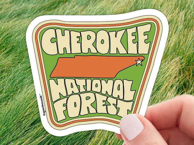 DOPASTICKER Cherokee National Forest Tennessee Sticker For Laptop ...