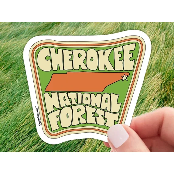 DOPASTICKER Cherokee National Forest Tennessee Sticker For Laptop ...