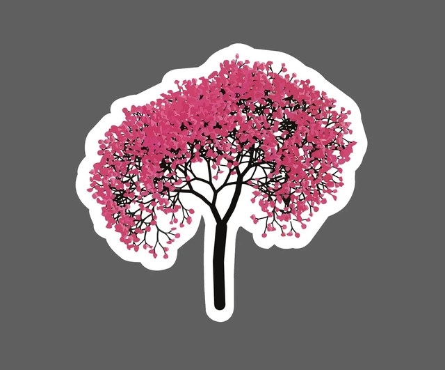 DOPASTICKER Cherry Blossom Sticker Japan Nature Tree Sticker Phone ...