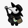 DOPASTICKER Chibi Plague Doctor Sticker, Phone Sticker Water Bottle ...