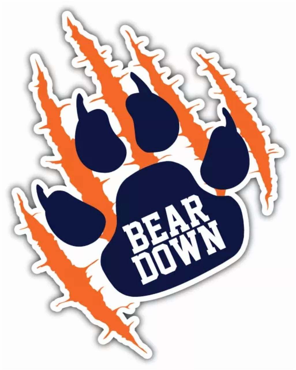 DOPASTICKER Chicago Bears Bear Dawn Sport Car Sticker Phone Water ...