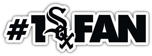 DOPASTICKER Chicago White Sox Baseball Sport Logo Car Sticker Phone ...