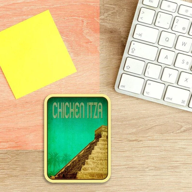DOPASTICKER Chichen Itza Yucatan Travel Sticker, Vintage Style Decal ...