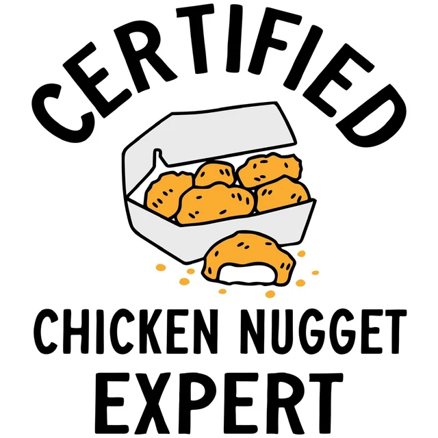 DOPASTICKER Chicken Nugget Sticker Certified Expert Snack Food Phone ...