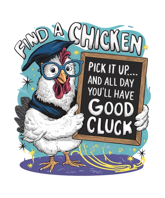 DOPASTICKER Chicken Sticker Find A Chicken And All Day You'Ll Have Good ...