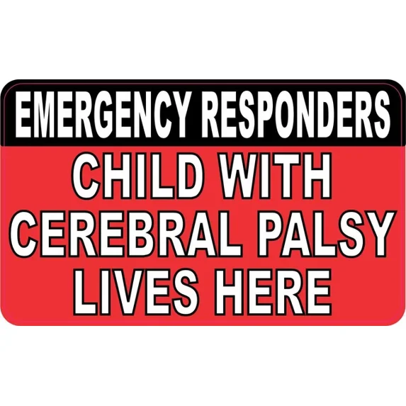 DOPASTICKER Child With Cerebral Palsy Lives Here Sticker Phone Sticker ...