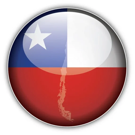 DOPASTICKER Chile Map Flag Label Sticker Decal Phone Decal Water Bottle ...