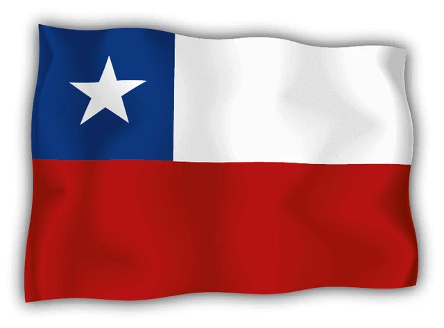 DOPASTICKER Chile Wave Flag Sticker Decal Phone Decal Water Bottle ...