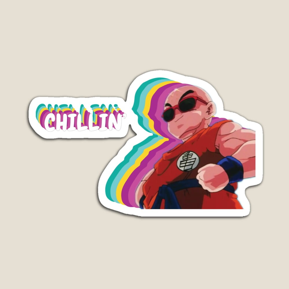 DOPASTICKER Chillin' Dbz Decorative Laptop, Phone Stickers, Waterproof ...