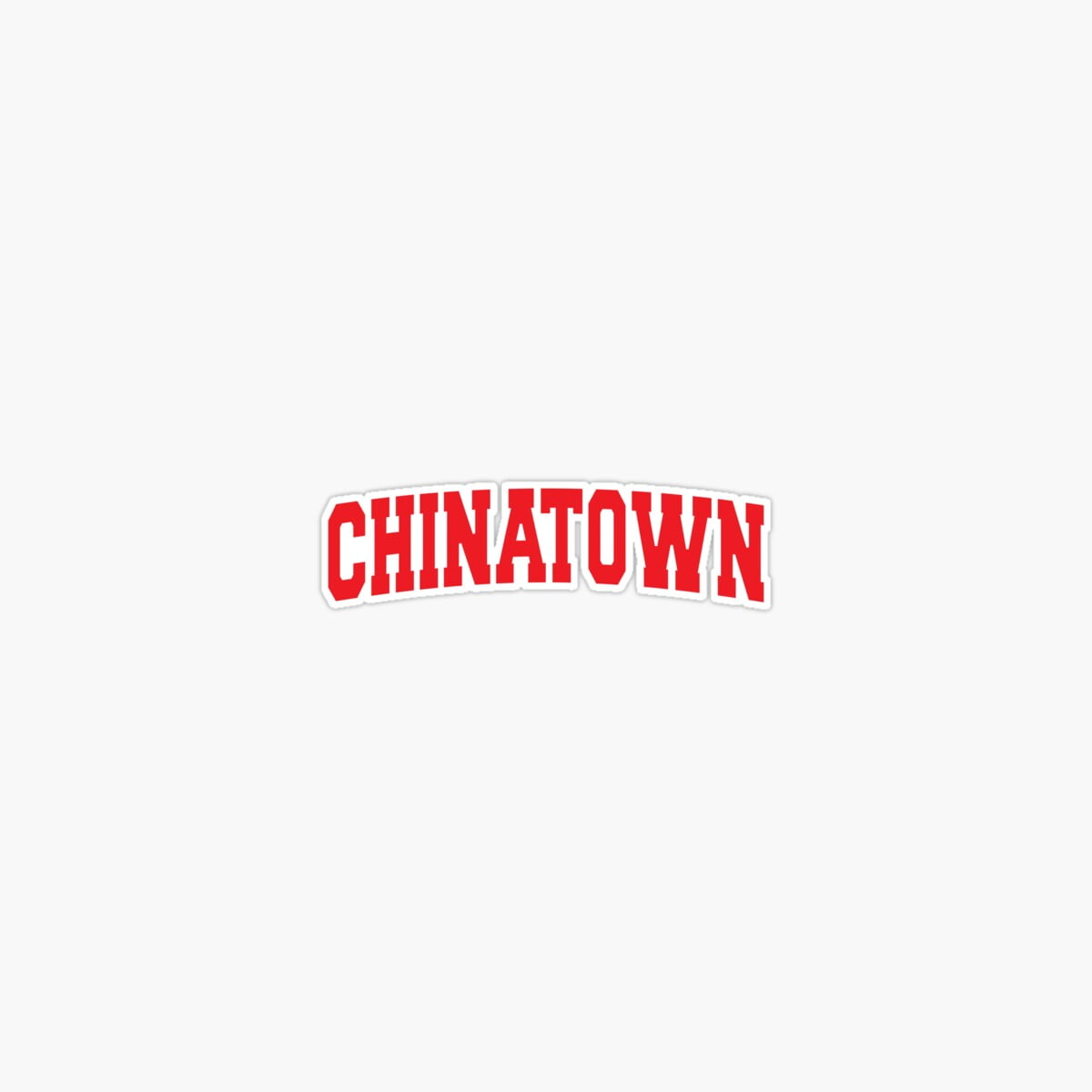 DOPASTICKER Chinatown Sticker, Phone Sticker Car Stickers, Birthday ...