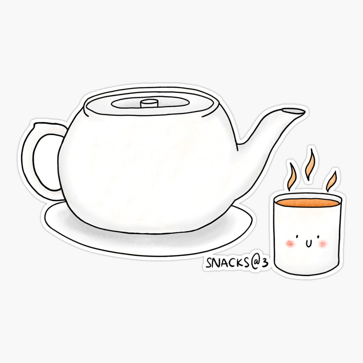 DOPASTICKER Chinese Tea Sticker, Phone Sticker Car Stickers, Birthday ...