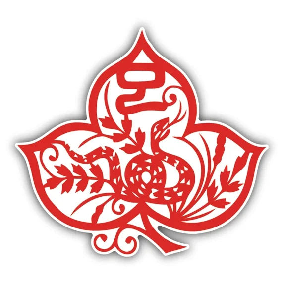 DOPASTICKER Chinese Zodiac Snake Sign Car Sticker Phone Water Bottle ...