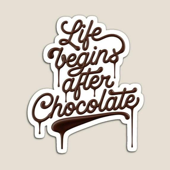 DOPASTICKER Chocol Adventure - Chocol Lettering Sticker - 7889 Hot ...