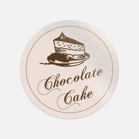 DOPASTICKER Chocolate Cake Product Sticker Phone Decal Water Bottle ...