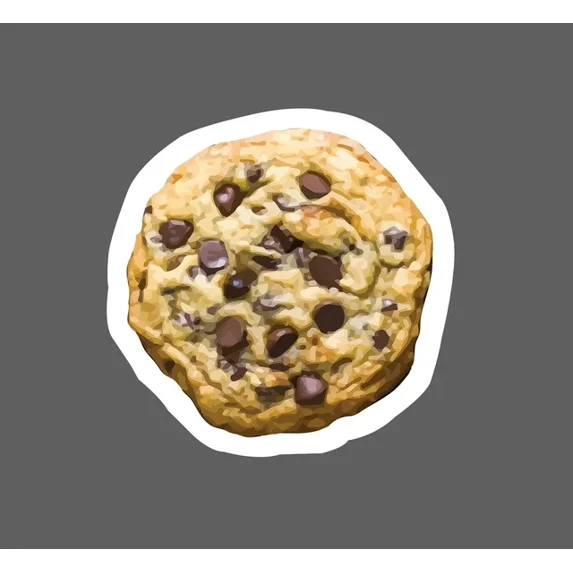 DOPASTICKER Chocolate Chip Cookie Sticker Food Dessert Sticker Phone ...