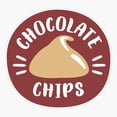 DOPASTICKER Chocolate Chips Label Sticker, Phone Sticker Car Sticker ...