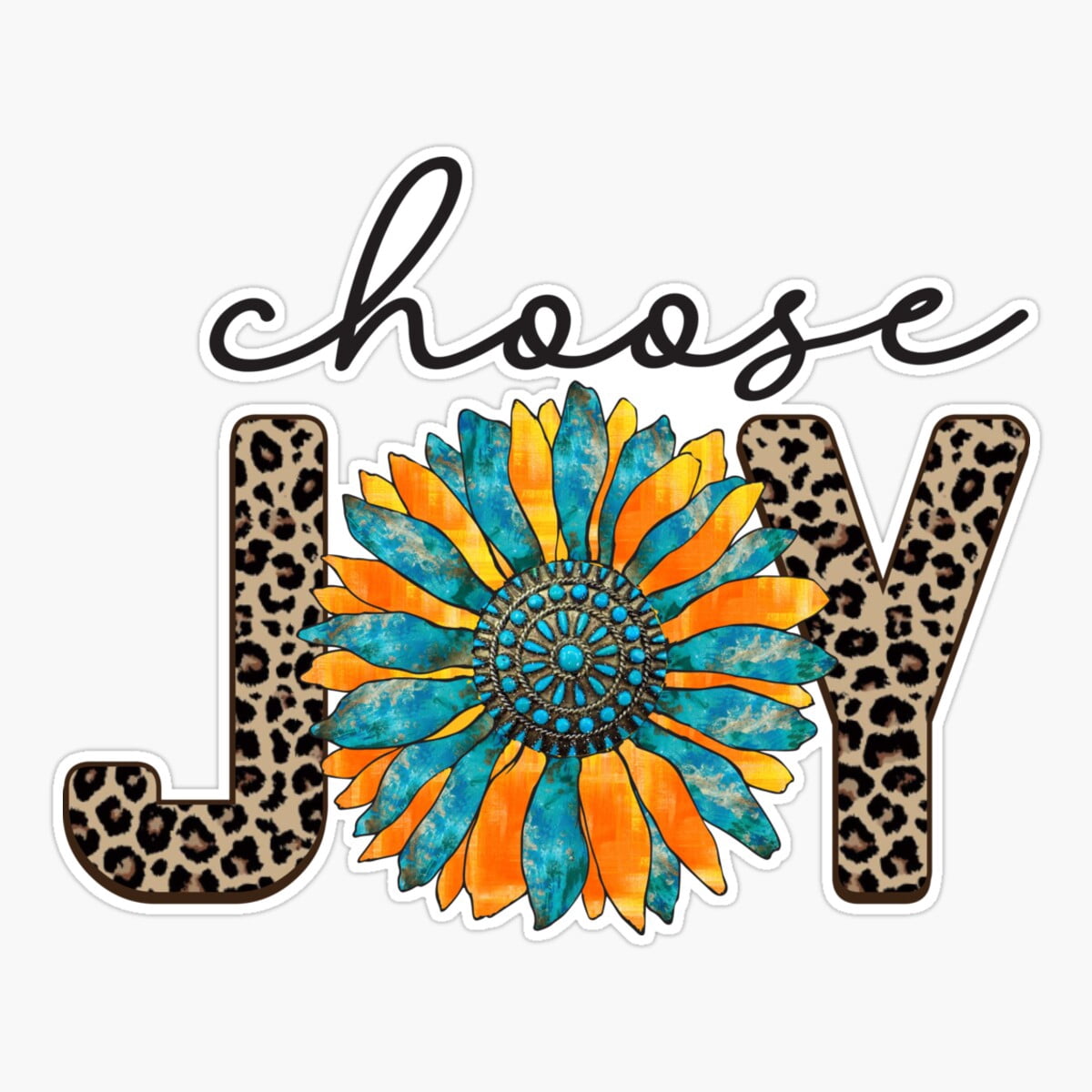 DOPASTICKER Choose Joy Sticker, Phone Sticker Water Bottle Sticker Car ...