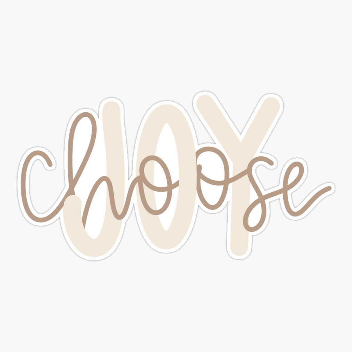 DOPASTICKER Choose Joy Sticker, Phone Sticker Water Bottle Sticker Car ...