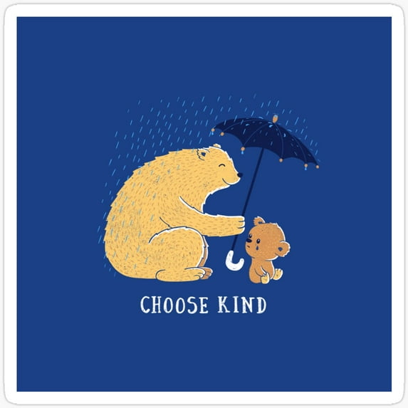 DOPASTICKER Choose Kind Perfect Gift Everyone Phone Decal Water Bottle ...