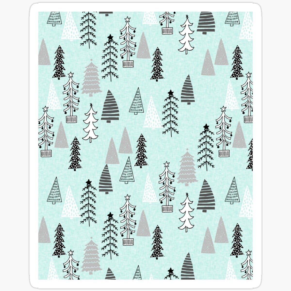 DOPASTICKER Chris.Tmas Forestlight Blue B Andrea Lauren Sticker ...