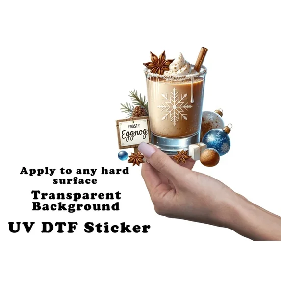 DOPASTICKER Chris.Tmas Frosty Eggnog Sticker - Design Preview Only ...
