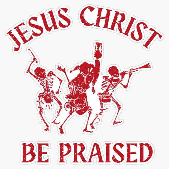 DOPASTICKER Christ Be Praised Sticker, Phone Sticker Car Stickers ...