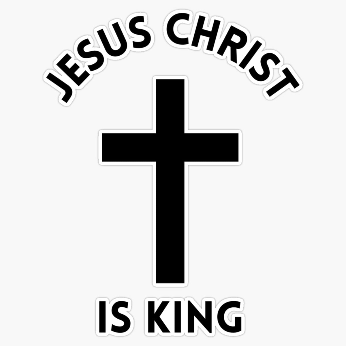 DOPASTICKER Christ Is King Sticker, Phone Sticker Car Stickers ...