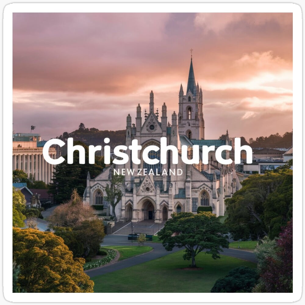 DOPASTICKER Christchurch,New Zealand Gift You - Phone Stickers ...