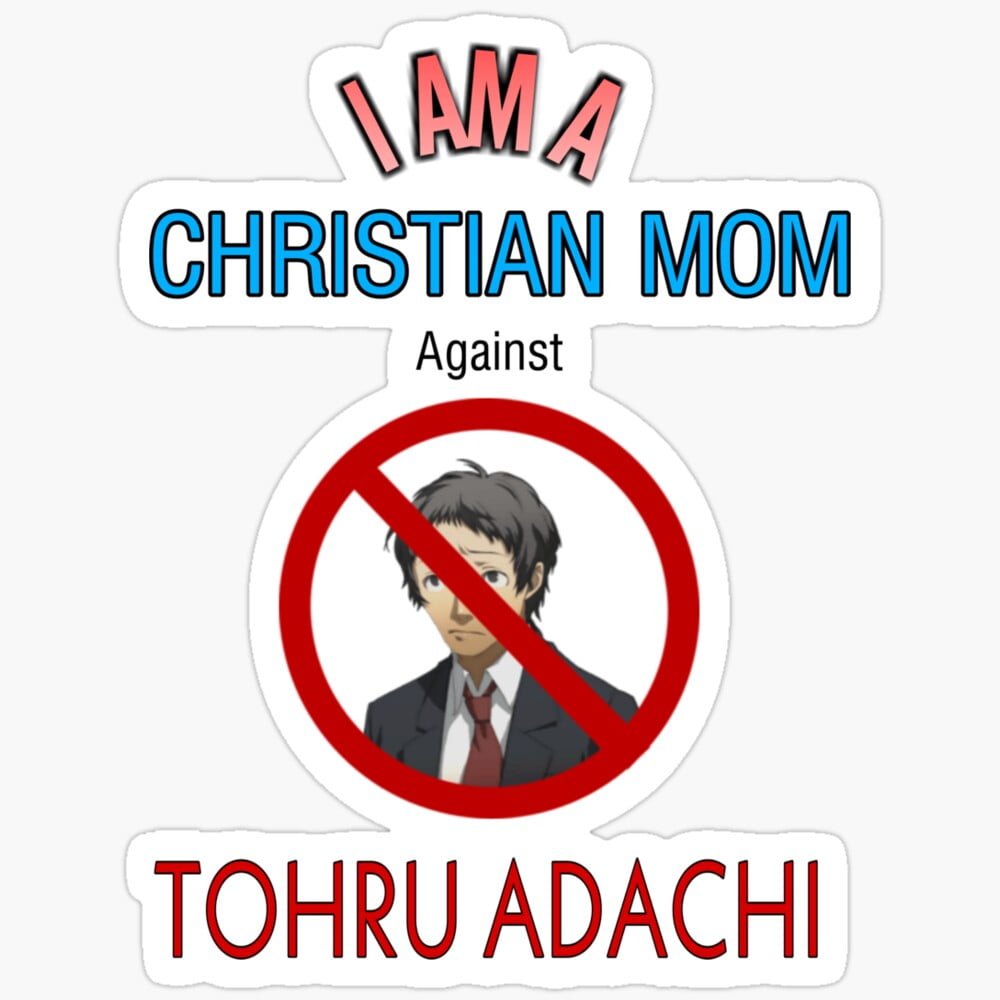 DOPASTICKER Christian Moms Against Tohru Adachi - Perfect Birthday Gift ...