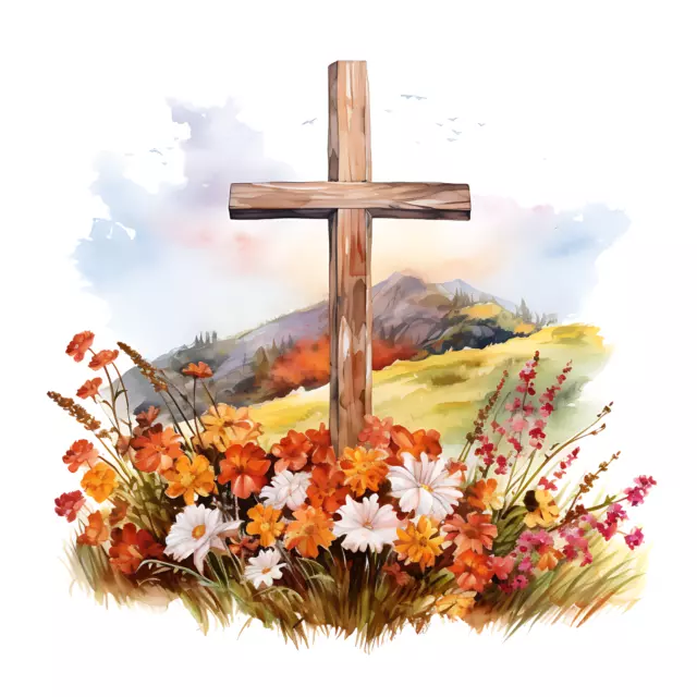 DOPASTICKER Christian Sticker Jesus Heart Bible Kneel Hope Prayer Cross ...