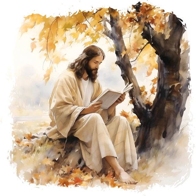 DOPASTICKER Christian Sticker Jesus Heart Bible Watercolor Hope Prayer ...